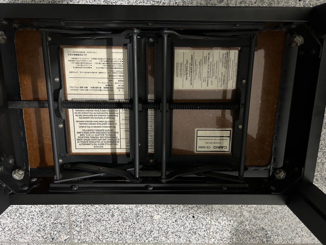 Casio CB30BK Piano Bench, Hobbies & Toys, Music & Media, Music ...