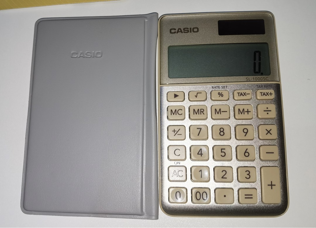 CASIO SL-1000SC Calculator 計數機 計算器 計算機, 興趣及遊戲, 手作＆自家設計, 其他 - Carousell