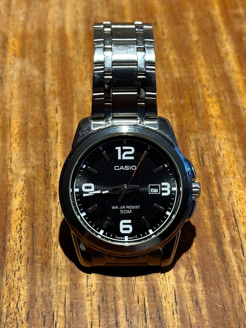 Casio Stainless Steel Watch, Men's Fashion, Watches & Accessories ...