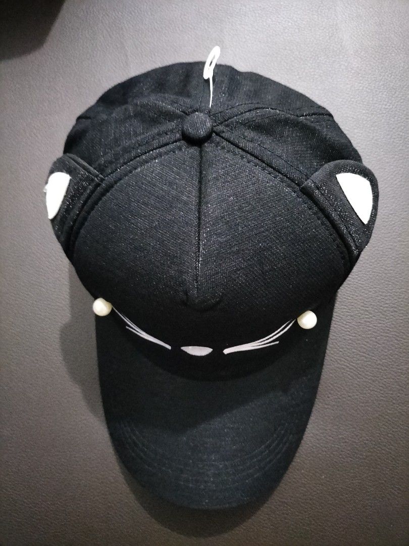 Cute Cat Ear Cap, Men's Fashion, Watches & Accessories, Caps & Hats on ...