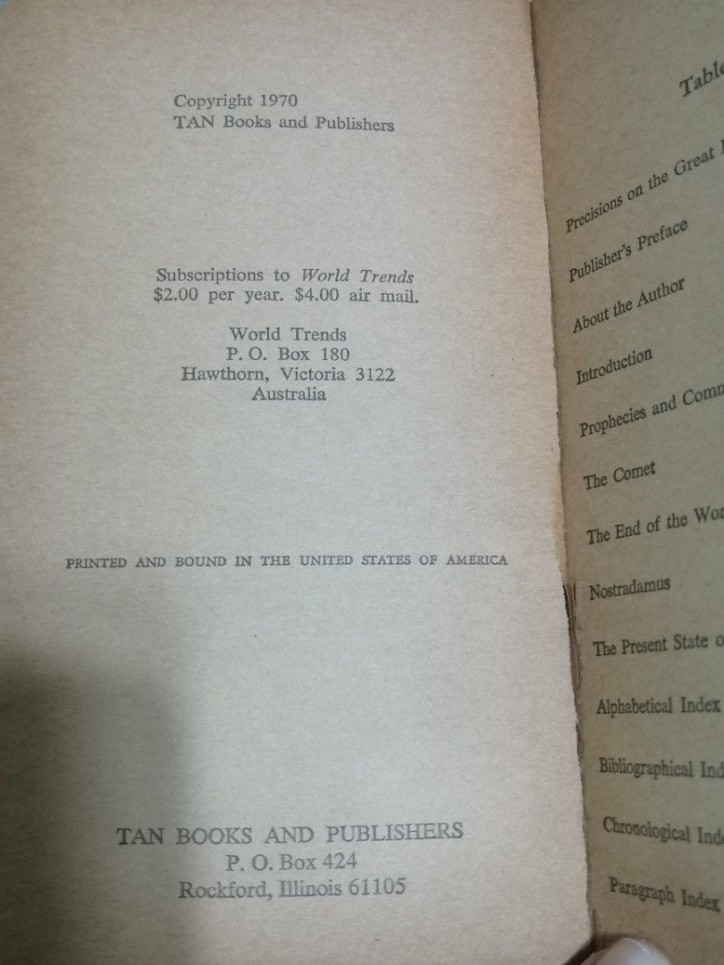 (VINTAGE) Catholic Prophecy: The Coming Chastisement by Yves Dupont ...