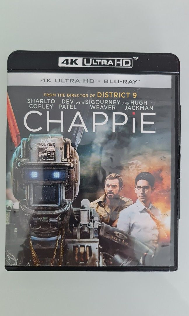 Chappie 4K UHD Blu Ray, Hobbies & Toys, Music & Media, CDs & DVDs on ...