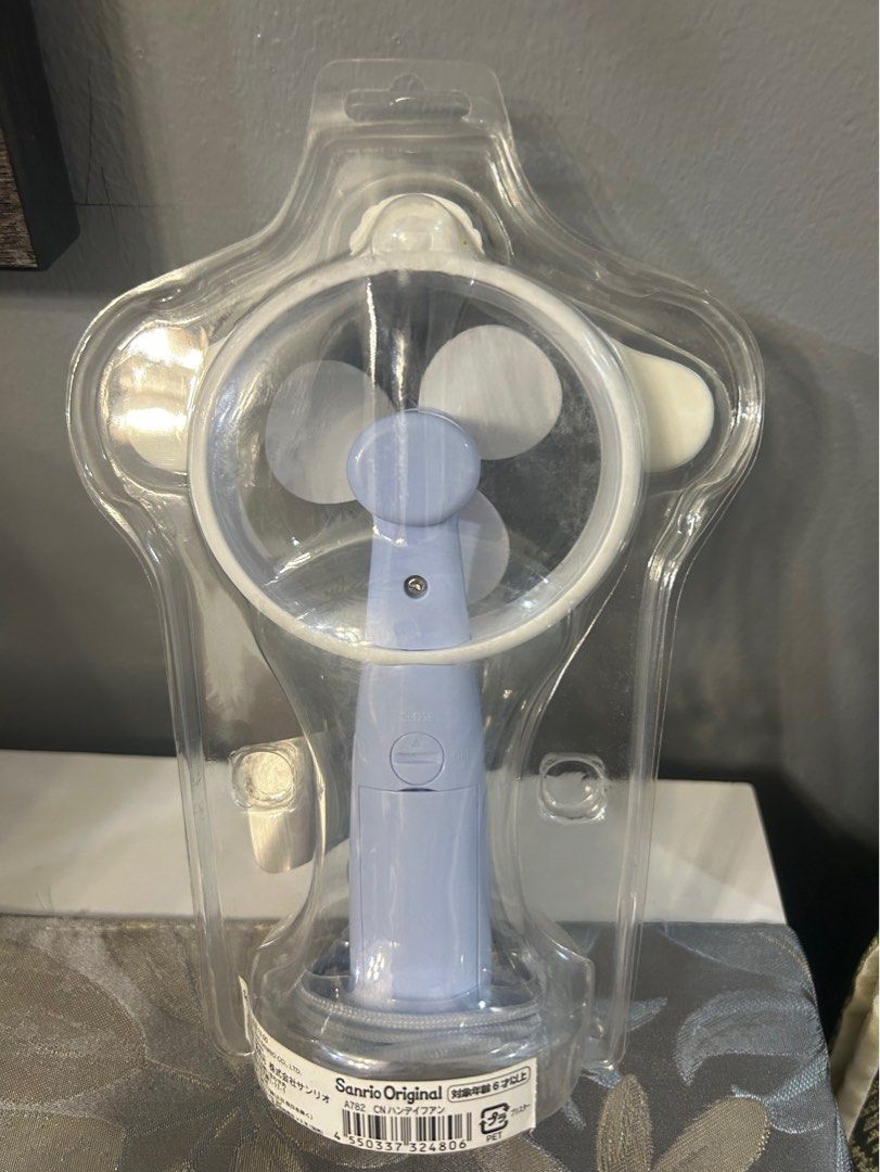 Cinnamoroll Fan (battery), Furniture & Home Living, Lighting & Fans ...