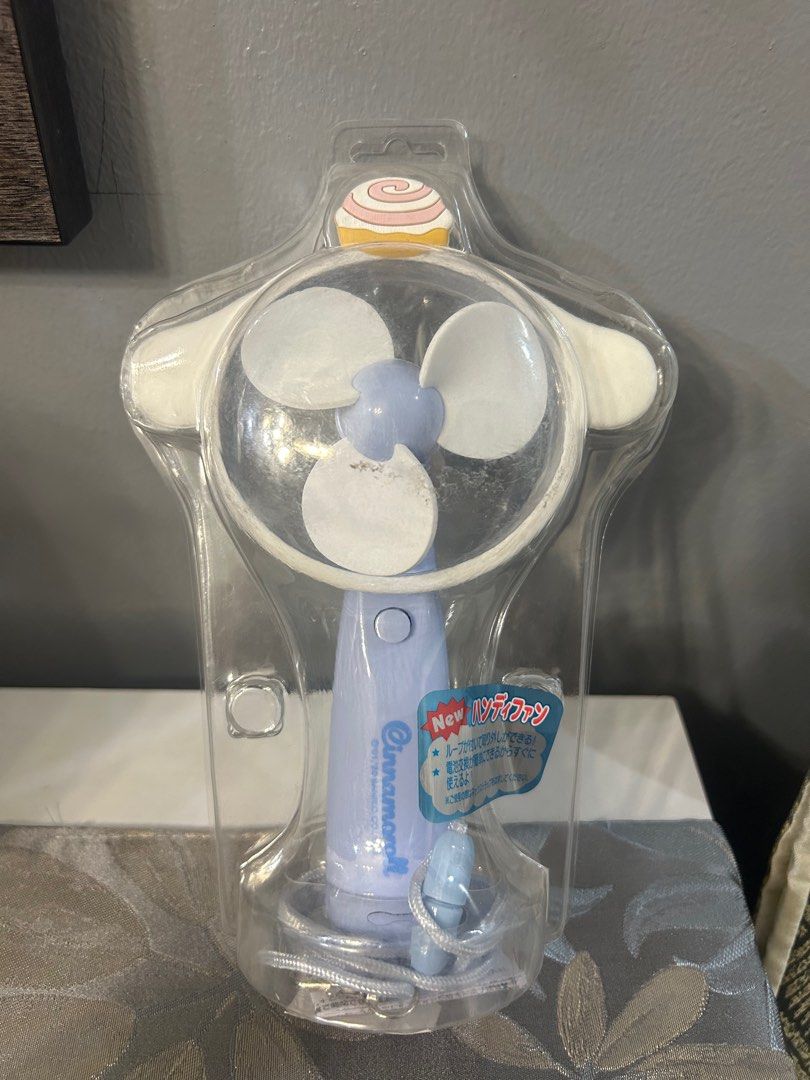 Cinnamoroll Fan (battery), Furniture & Home Living, Lighting & Fans ...