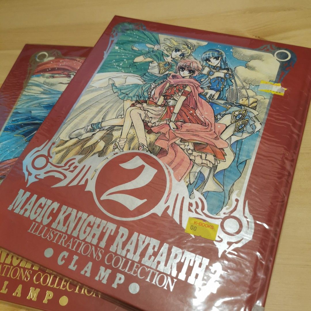 CLAMP Magic Knight Rayearth Illustrations Collection 1 & 2, Hobbies ...