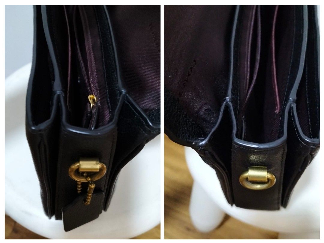 Coach Black Cassie 25 Leather Sling/Crossbody Bag, Women's Fashion ...