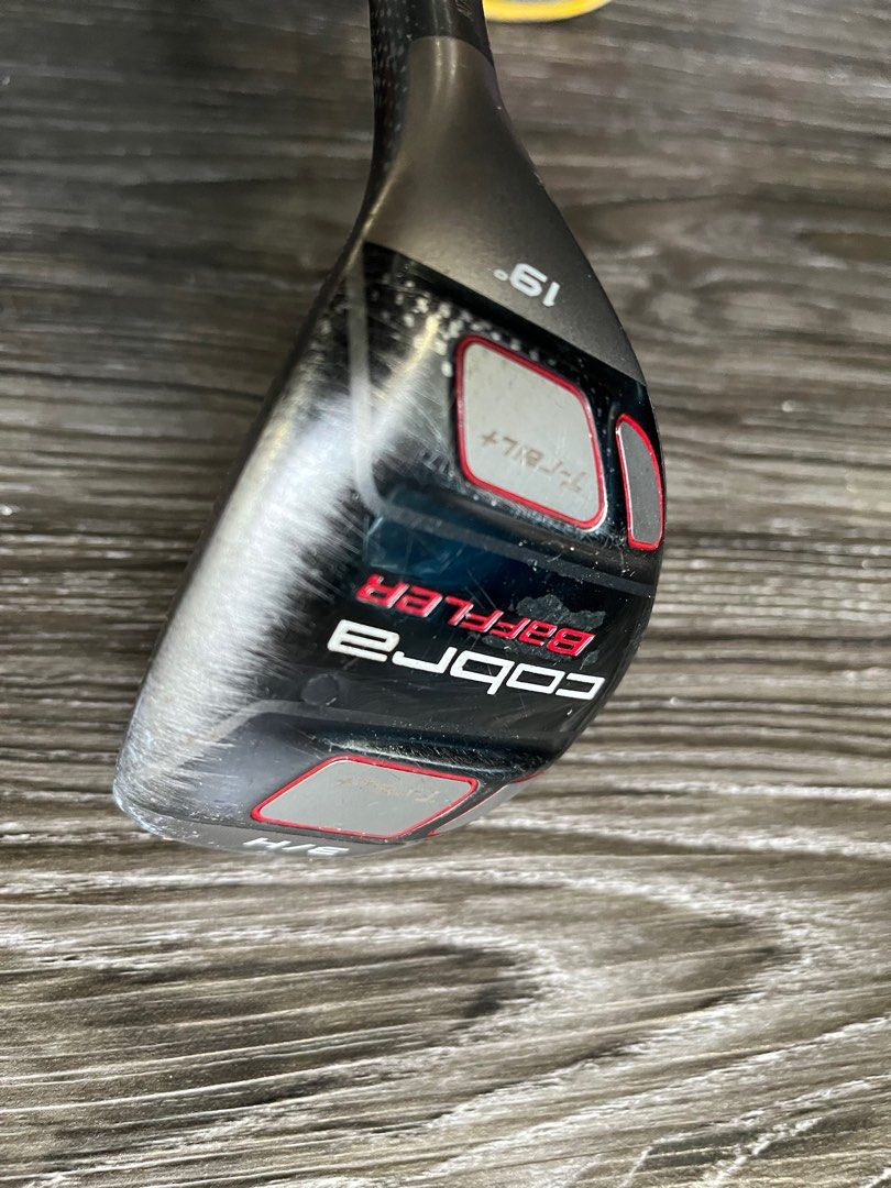 Cobra Baffler 3/H Tungsten Rails 19deg, Sports Equipment, Sports & Games, Golf on Carousell