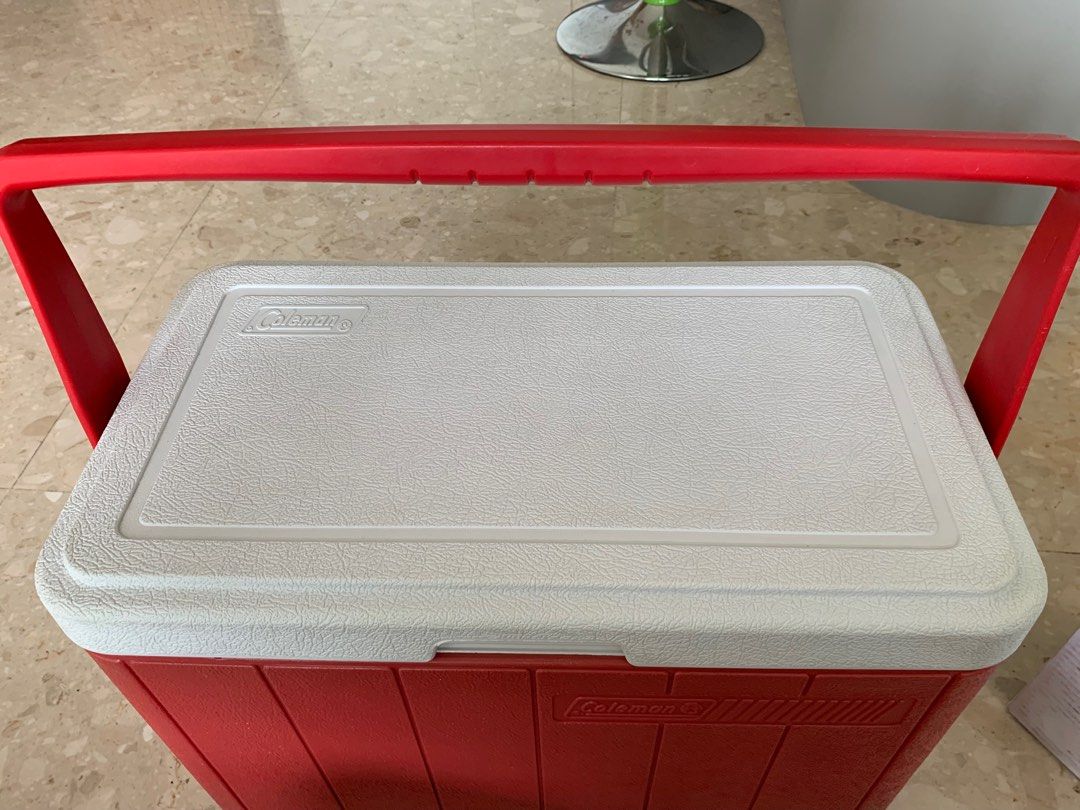 Coleman cooler ice box, Furniture & Home Living, Outdoor Furniture on ...