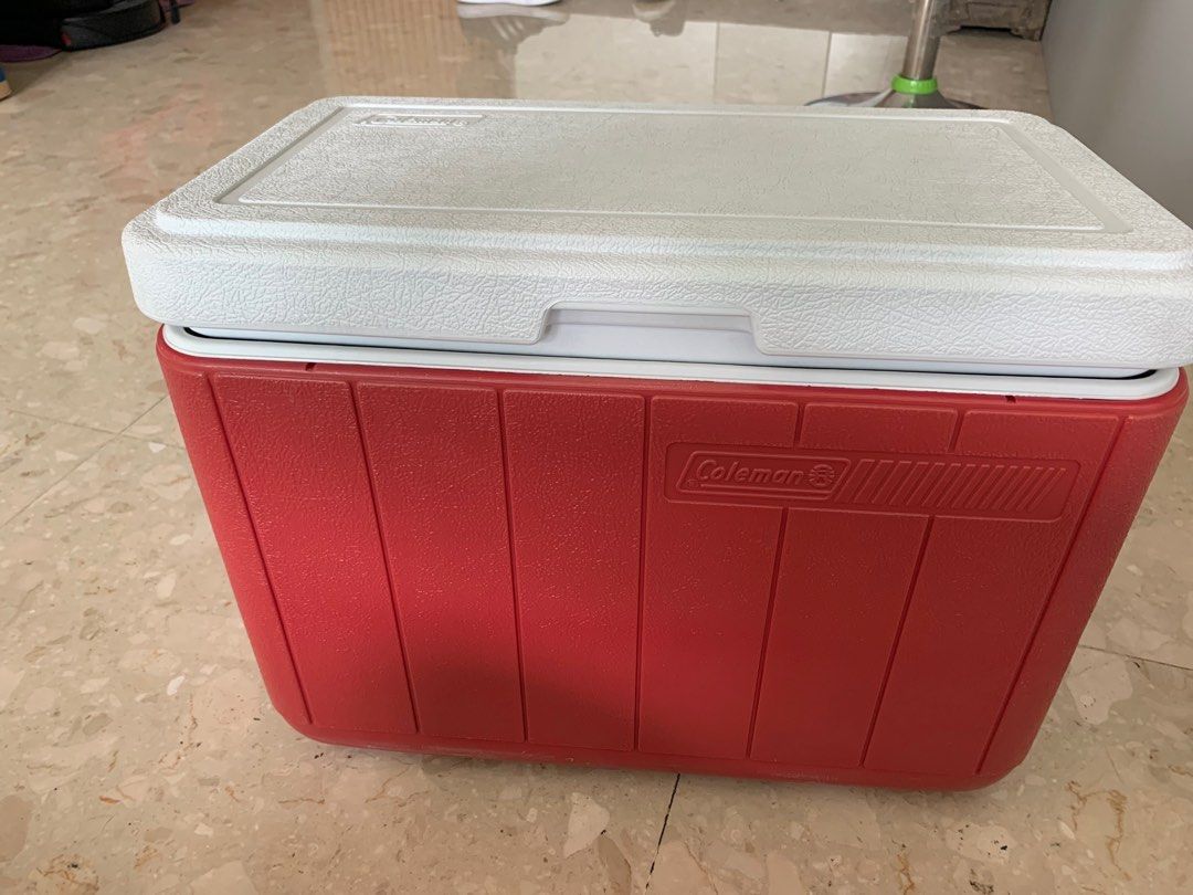 Coleman cooler ice box, Furniture & Home Living, Outdoor Furniture on ...