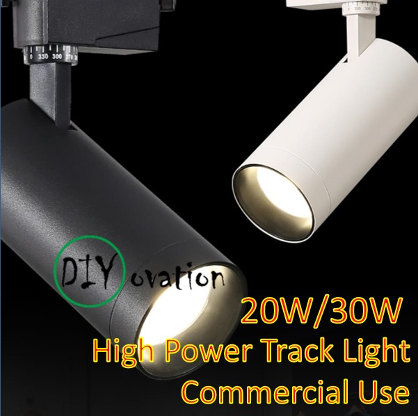 Commercial Track light 20W/ 30W COB LED spot light, Furniture & Home ...