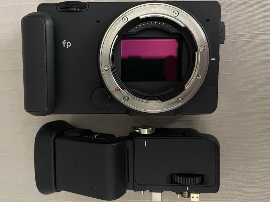 Complete Full frame Sigma fP with Viewfinder & Grip, Photography ...