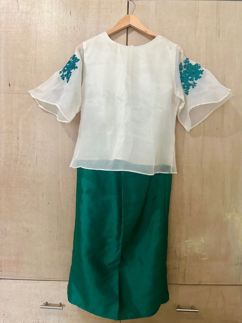 Customized modern filipiniana terno, Women's Fashion, Dresses & Sets ...