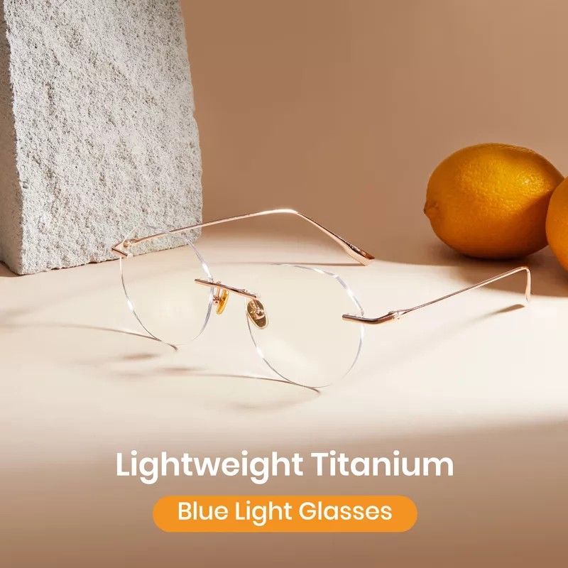 Cyxus Bluelight Titanium Glasses, Men's Fashion, Watches & Accessories ...