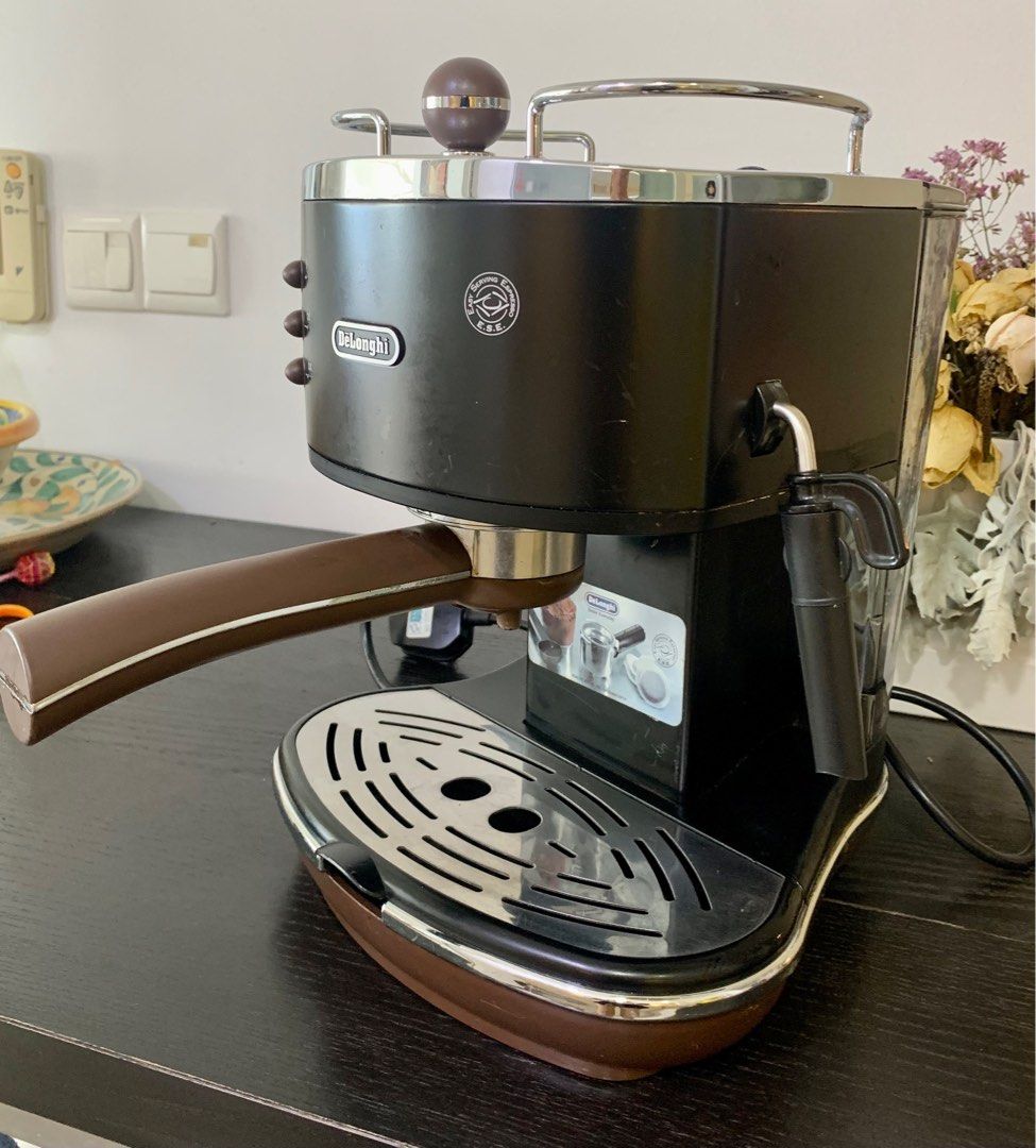 Delonghi Icona Vintage Espresso Coffee Machine, TV & Home Appliances ...