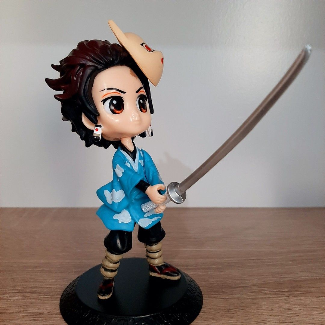 Demon slayer kamado tanjiro training arc fox mask qposket figure ...