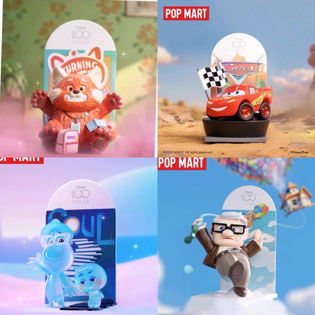 Disney 100th Anniversary Pixar Series POPMART / FULL SET / SINGLE BLIND ...