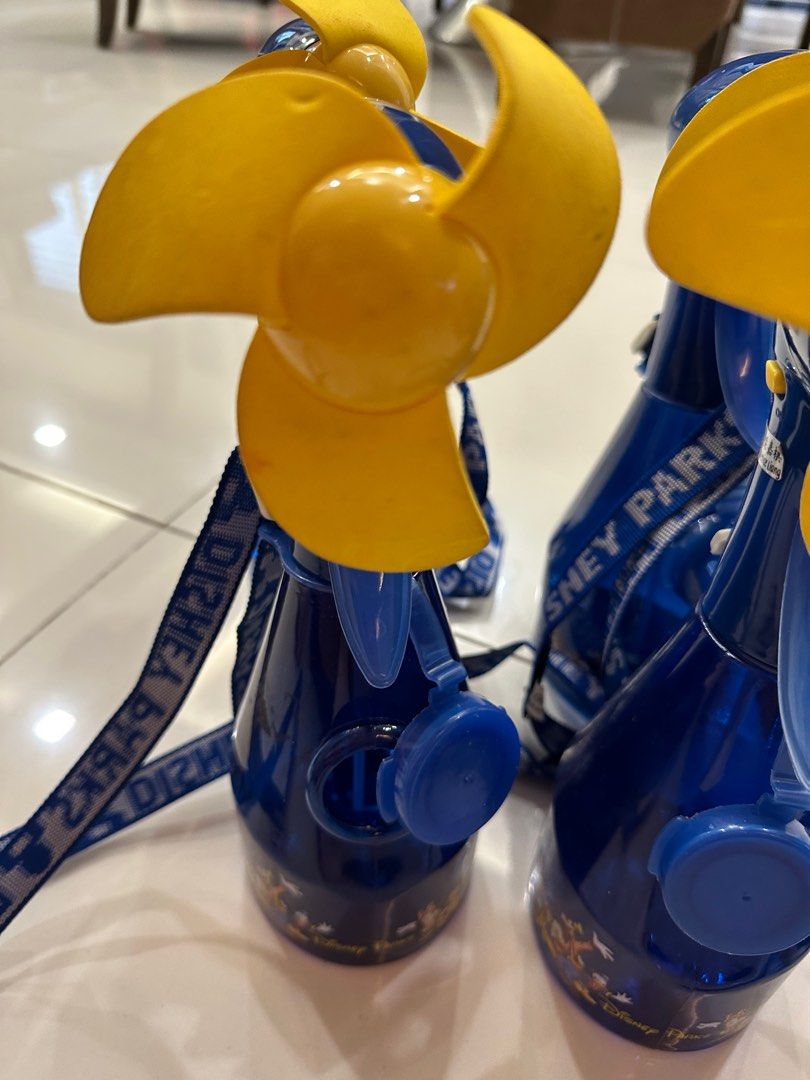 Disney Misting Fan Spray Water Bottle (With Landyard), Babies & Kids ...