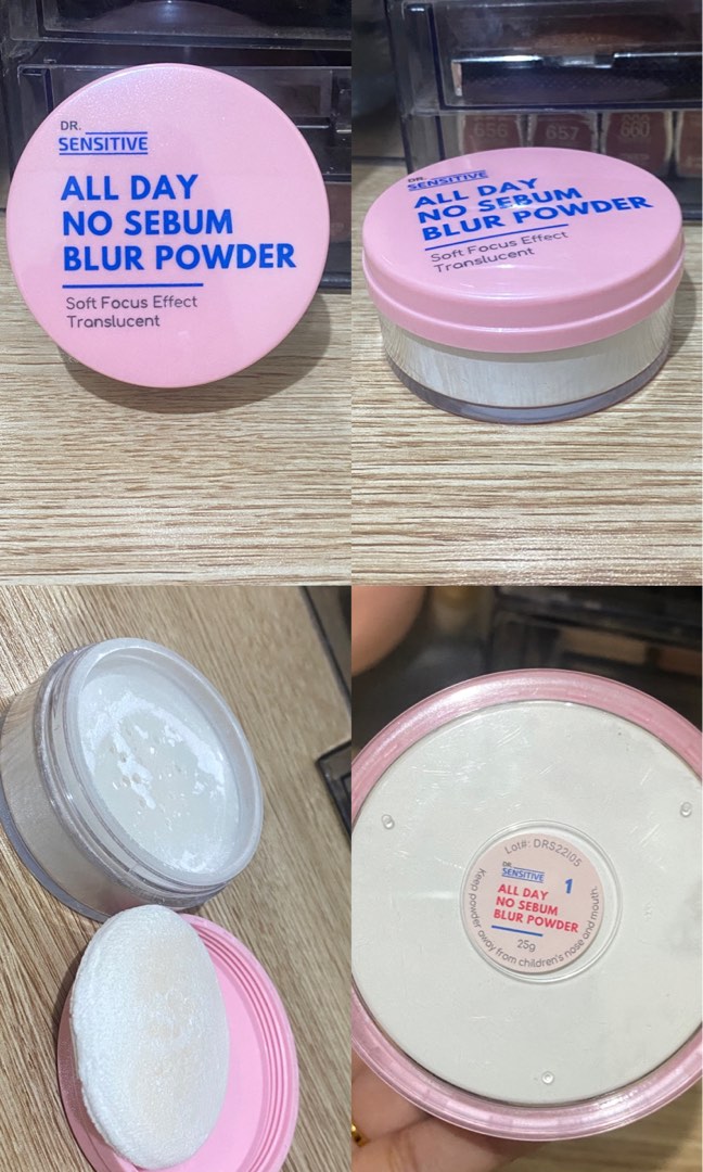 Dr Sensitive All Day No Sebum Blur Powder, Beauty & Personal Care, Face ...