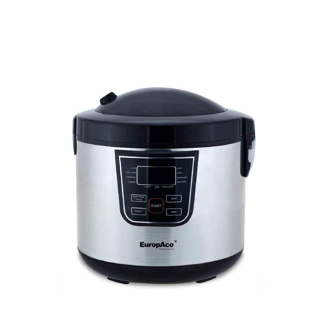 EuropAce ERJ 185P | ERJ185P Multi-Function Rice Cooker. 1.8L Capacity ...