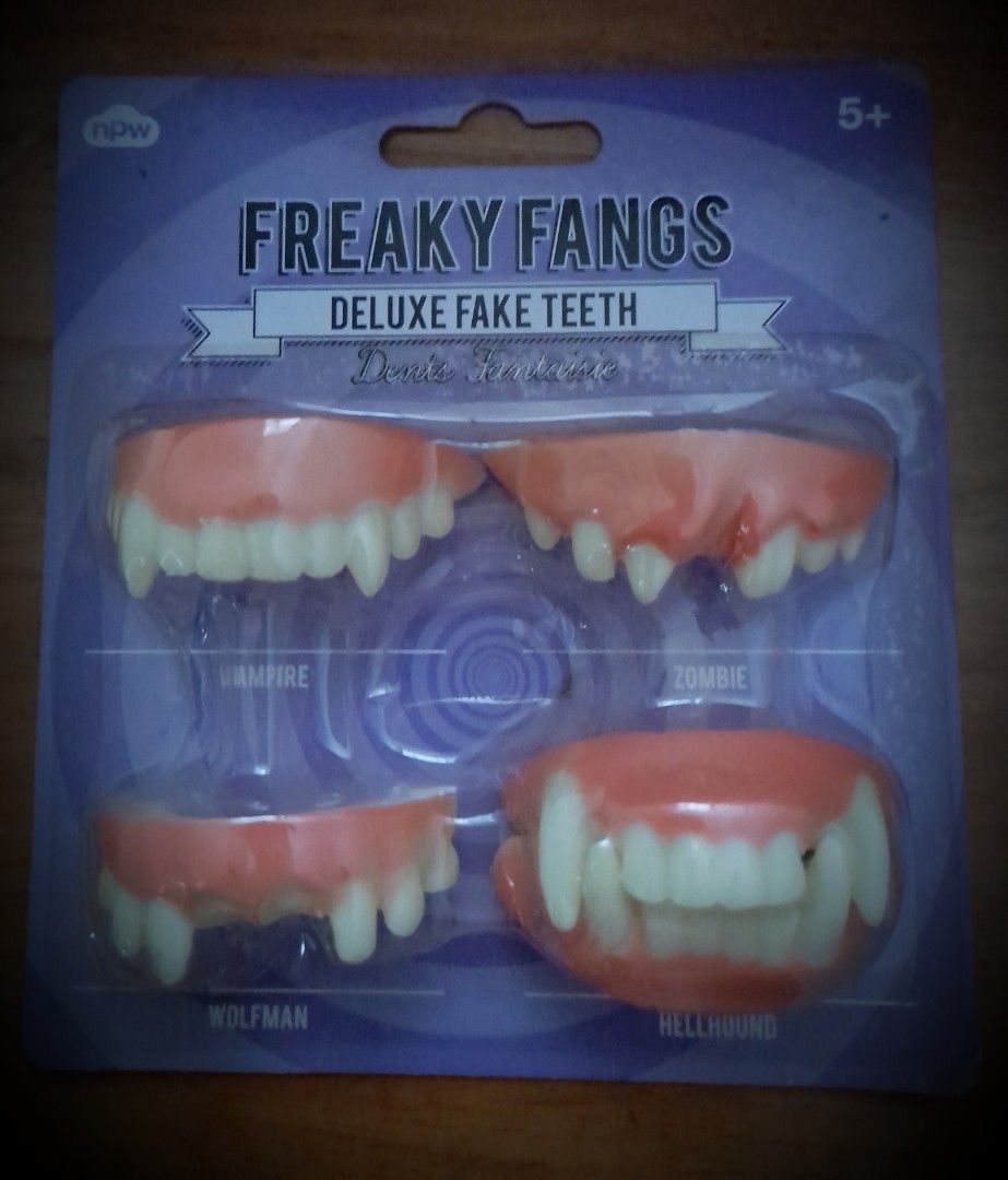Fangs for Halloween, Babies & Kids, Babies & Kids Fashion on Carousell