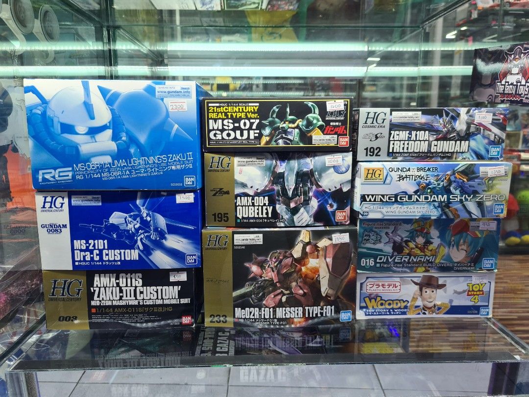 Fatty Toys Kolektors Alley Gundam MG RG HG SD Pbandai 1/144 1/100 ...