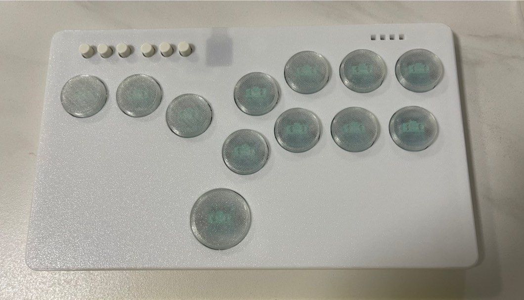 Fightcake flatbox rgb leveless stickless controller hitbox snackbox ...