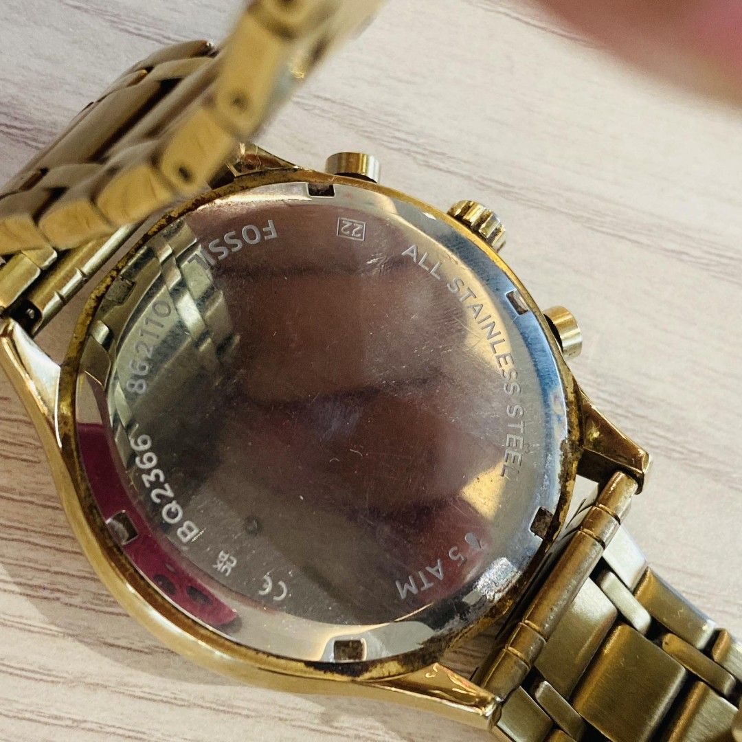 Fossil Gold Watch for Men on Carousell