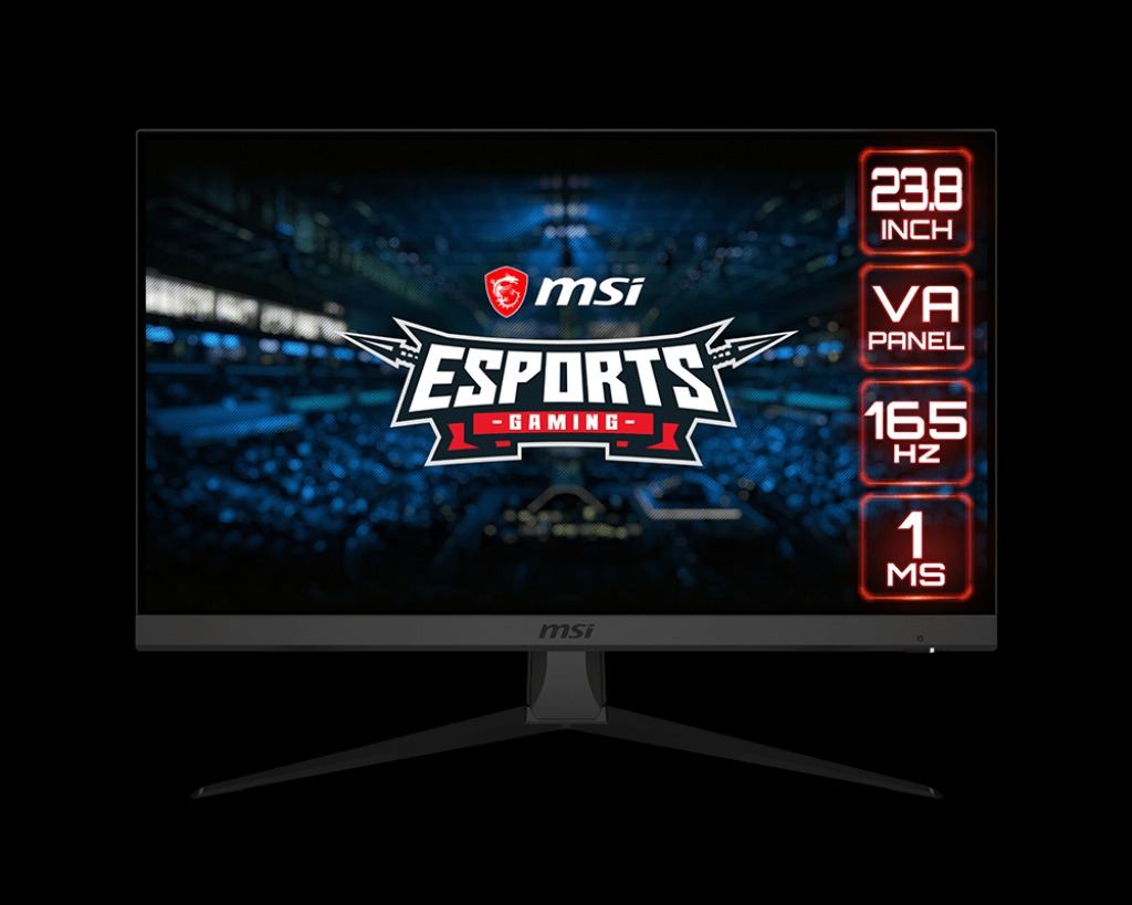 FREE SHIPPING | MSI OPTIX G243 24" 165HZ 1MS FLAT MONITOR GAMING ...