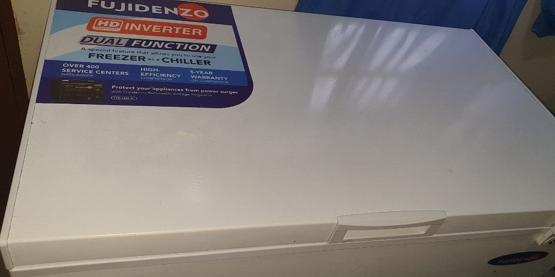 FUJIDENZO IFC70GDF Chest Freezer Inverter 7Cuft, TV & Home Appliances ...