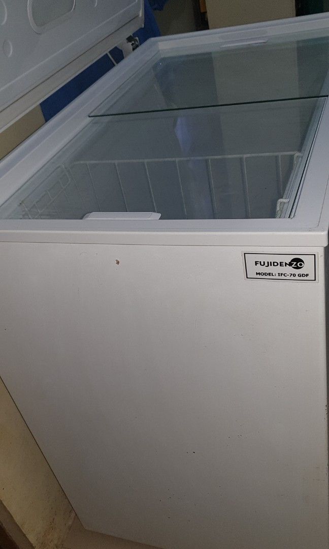 FUJIDENZO IFC70GDF Chest Freezer Inverter 7Cuft, TV & Home Appliances ...