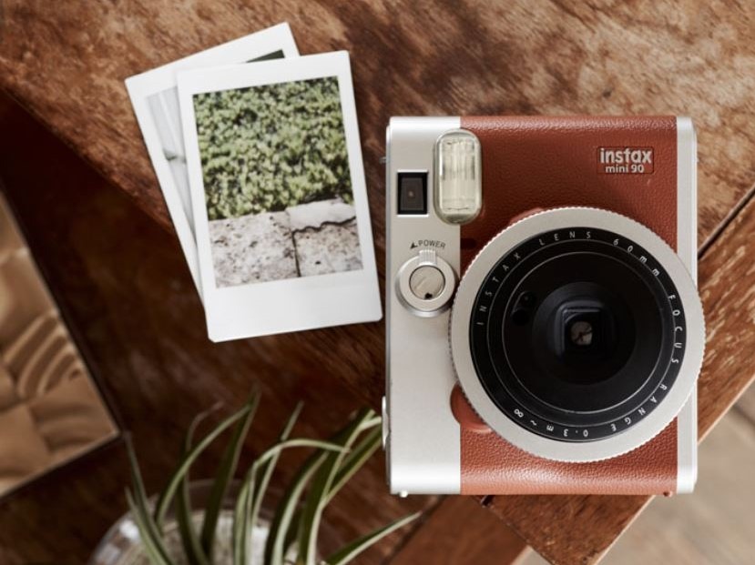 Fujifilm Instax Mini 90 Instant Film Camera (Brown) on Carousell