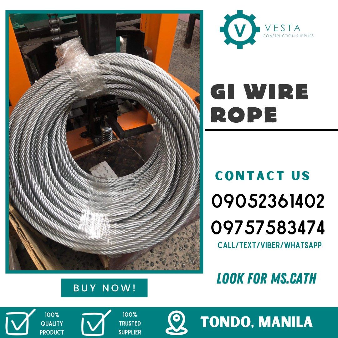 Gi wire rope on Carousell