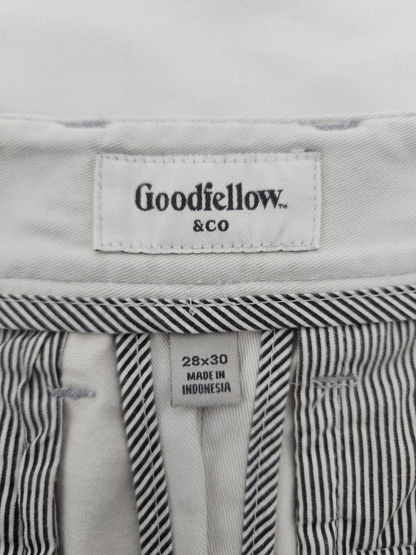 GOODFELLOW & CO Ivory (Off White) Slim Fit Hennepin Chino Pants, Men's ...