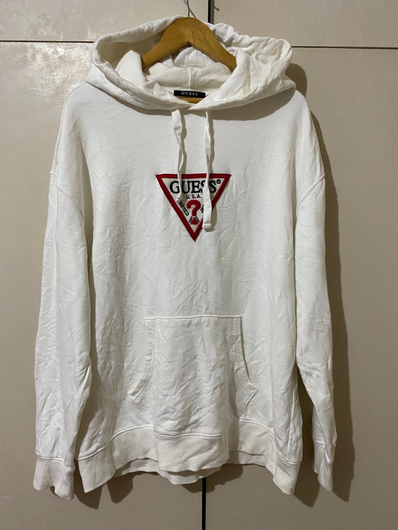 Guess Center Logo, Men's Fashion, Coats, Jackets and Outerwear on Carousell