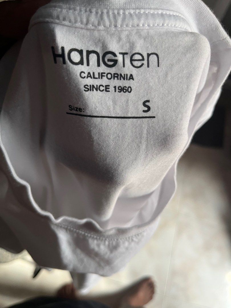 Hangten white shirt, Men's Fashion, Tops & Sets, Tshirts & Polo Shirts on Carousell