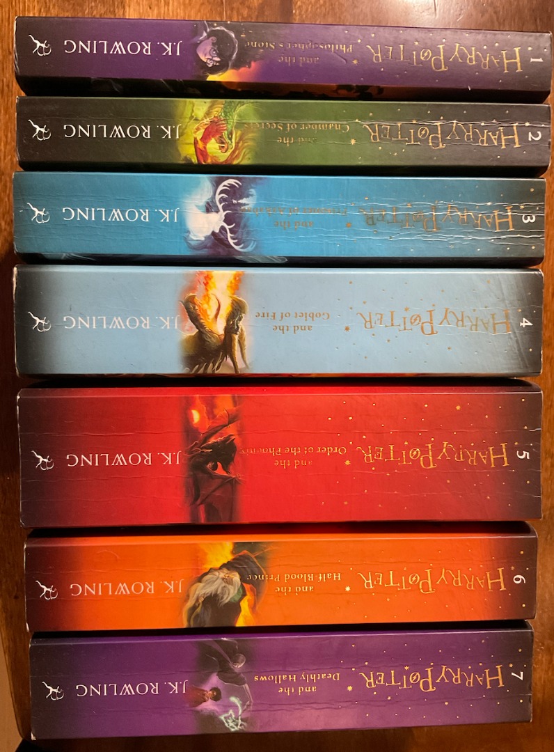 Harry Potter 7 book collection., Hobbies & Toys, Books & Magazines ...