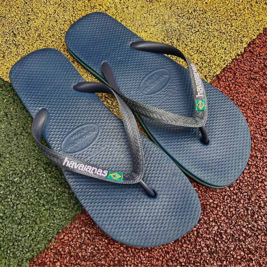 Havaianas Brazil Slippers, Men's Fashion, Footwear, Flipflops and ...