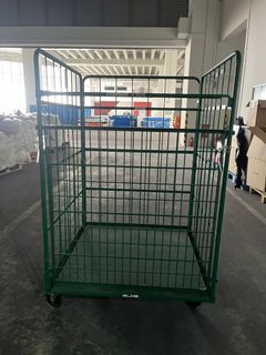 Heavy duty cage trolley, Furniture & Home Living, Home Improvement ...