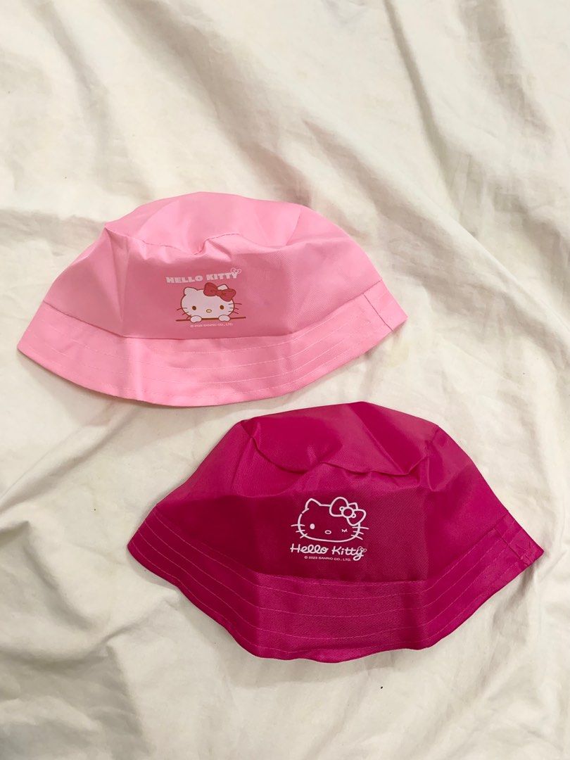 Hello Kitty Bucket Hat (2pcs for RM 10) , Women's Fashion, Watches ...