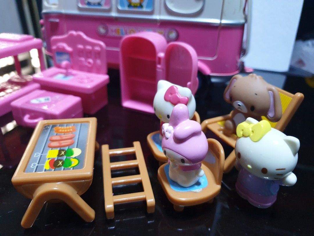 Hello Kitty Pink Camper Van [Toho/Sanrio], Hobbies & Toys, Toys & Games ...