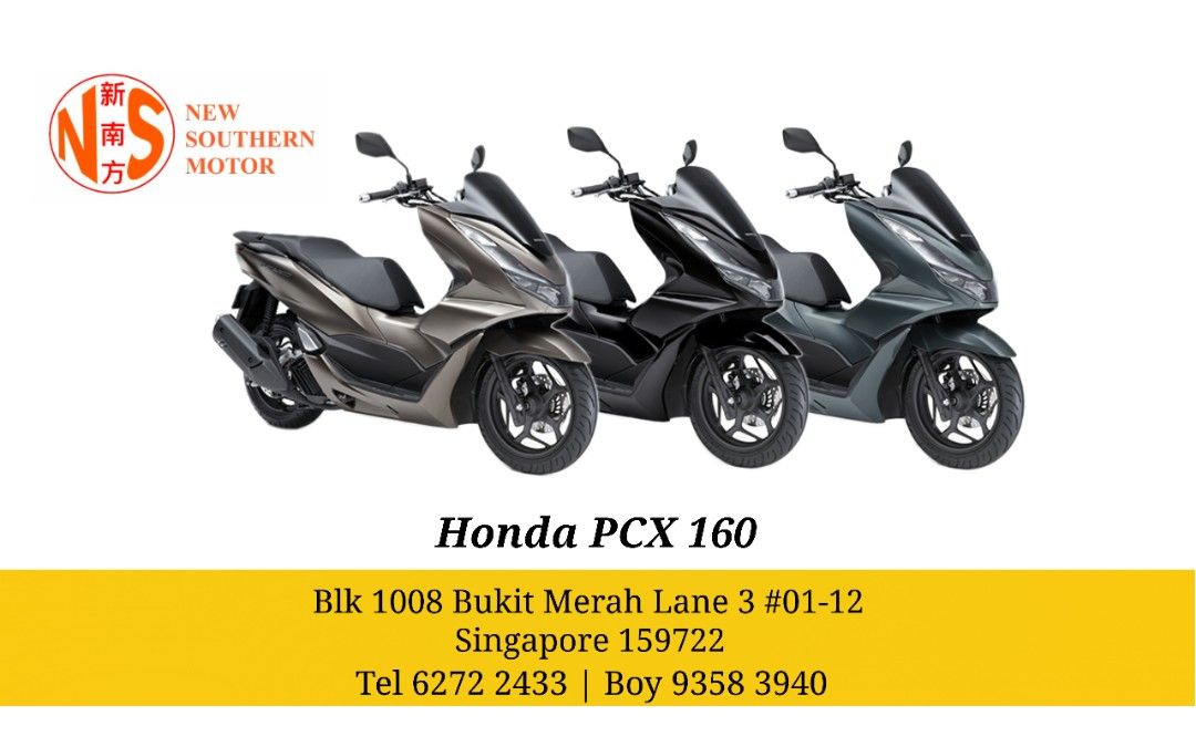Honda PCX 160, Motorcycles, Motorcycles for Sale, Class 2B on Carousell