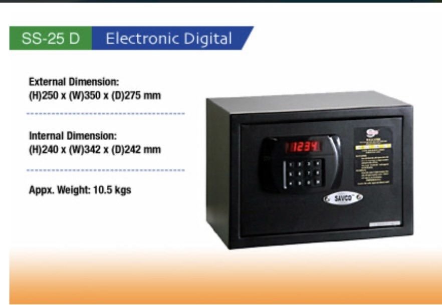 Hotel safe - By Savco, Furniture & Home Living, Security & Locks, Safe ...