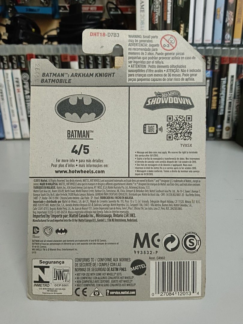 HotWheels Batman Arkham Knight Batmobile, Hobbies & Toys, Toys & Games ...