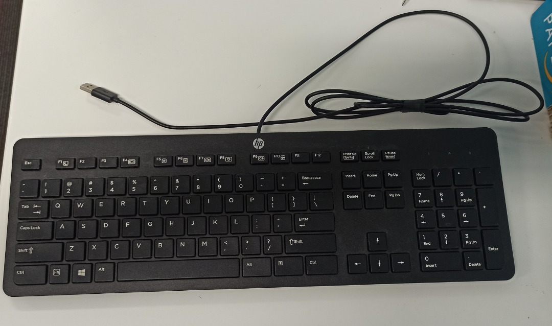 HP keyboard, Computers & Tech, Parts & Accessories, Computer Keyboard ...