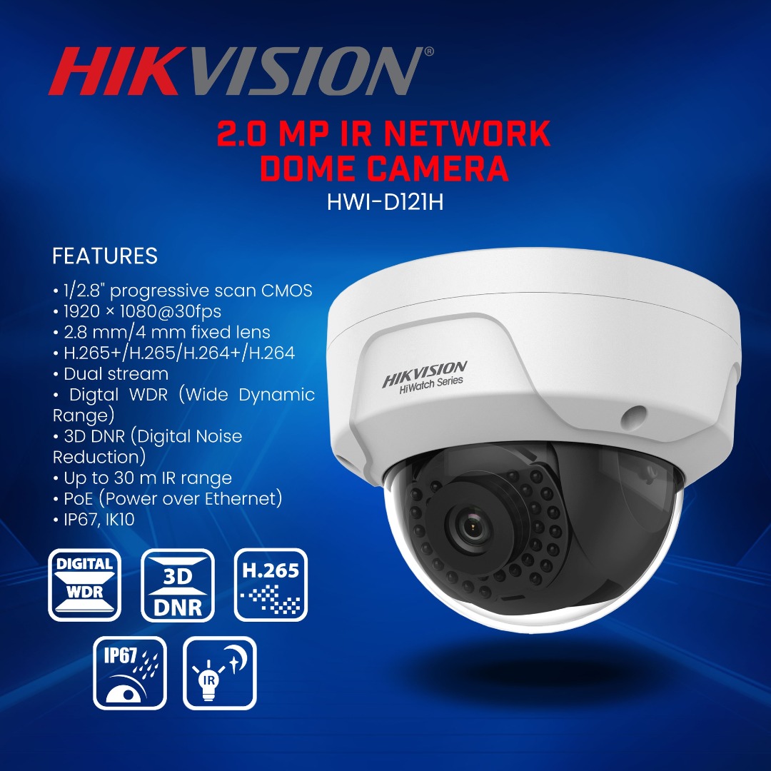 HWI-D121H (2.8mm) (C), Furniture & Home Living, Security & Locks ...