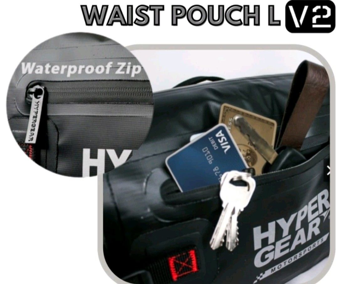 Hypergear waist pouch(po), Motorcycles, Motorcycle Apparel on Carousell