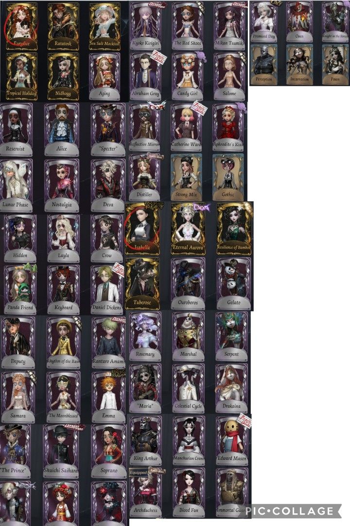 Identity V IDV Account, Video Gaming, Video Games, Others on Carousell