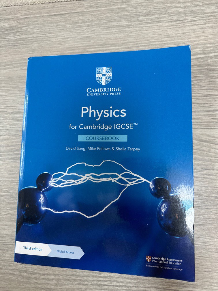 IGCSE Physics course book, 興趣及遊戲, 書本 & 文具, 教科書 - Carousell
