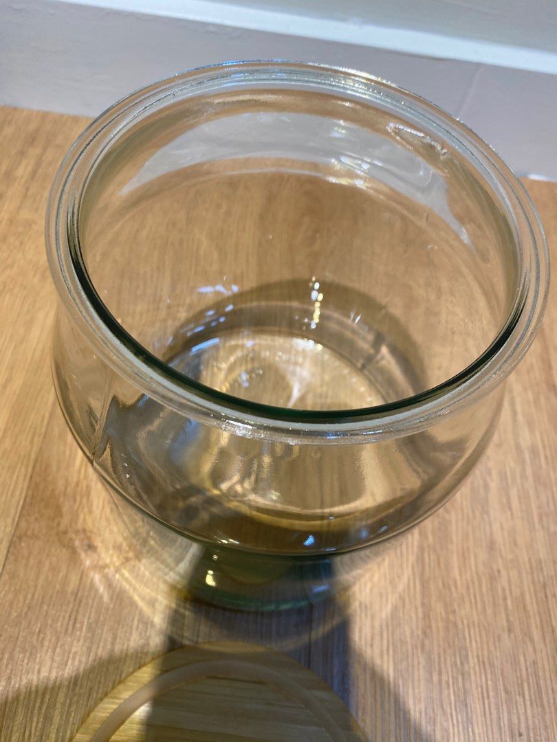 Ikea jar round glass 3.3L, Furniture & Home Living, Kitchenware ...