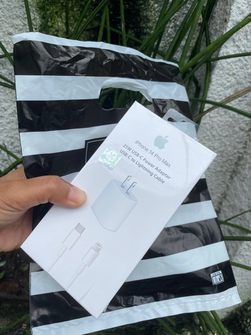 Iphone charger 25 watts, Mobile Phones & Gadgets, Mobile & Gadget ...